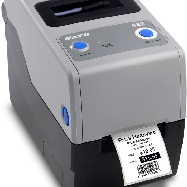 SATO CG2 Range - Thermal Label Printers, Pricing Guns, Labels & Ribbons ...